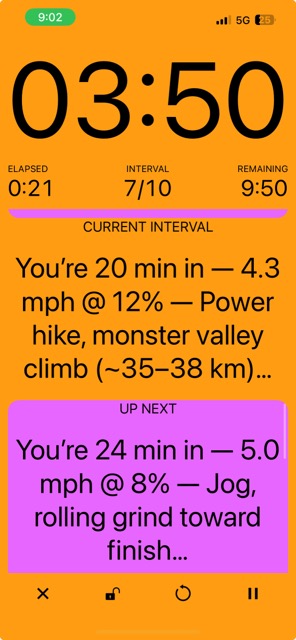 Seconds Pro Interval Timer