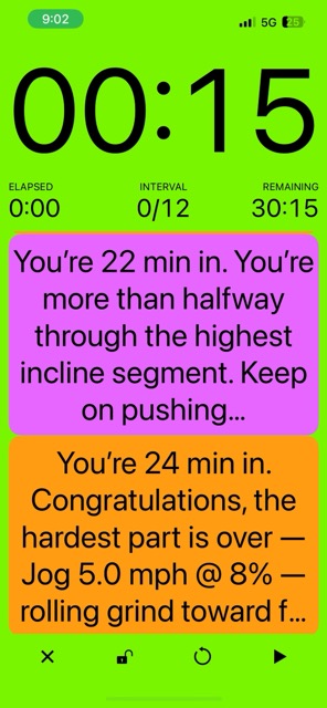 Seconds Pro Interval Timer